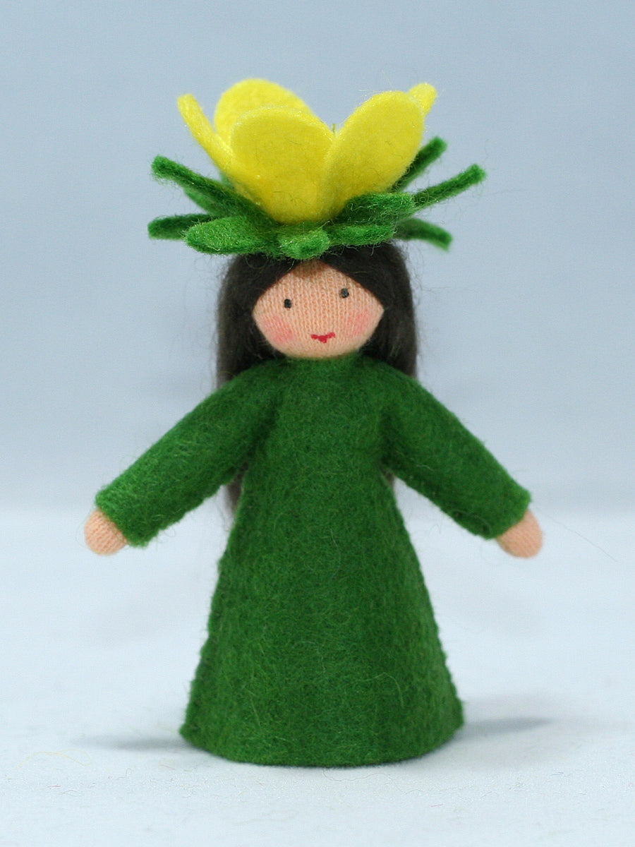 Buttercup Fairy Doll – 2.5” Handmade Felt Waldorf Decorations by ...